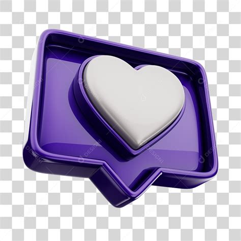 Emoji De Curtida D Roxo Cora O Branco Elemento Png Transparente