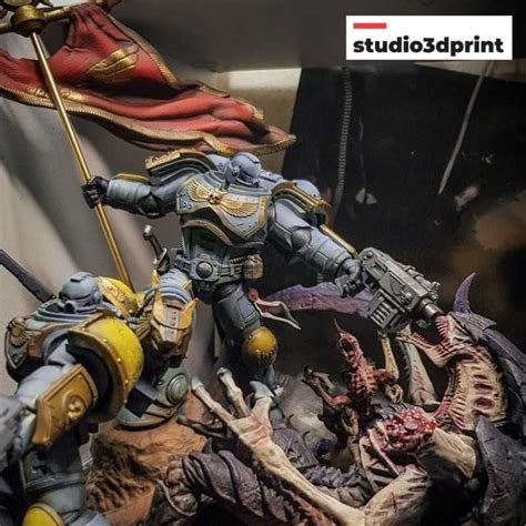 Warhammer K Space Marine Stl D Print Files