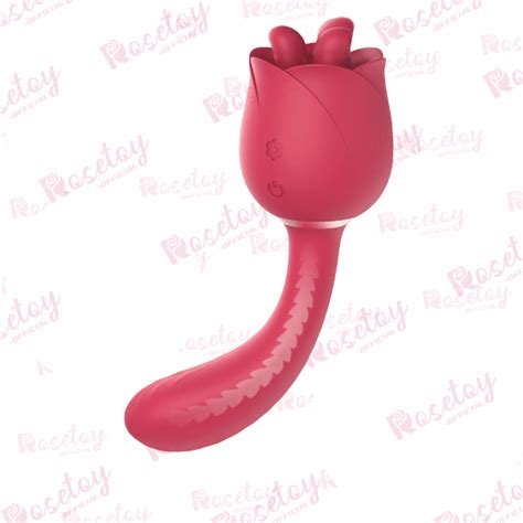 Rose Vibrator G Spot Clitoral Tongue Vibrator For Women