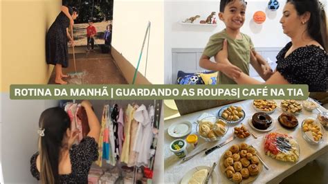 Rotina Do Dia Guardando As Roupas Arrumando As Crian As Para Ir Na