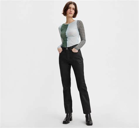 501® Wax Coated Womens Jeans Black Levis® Us