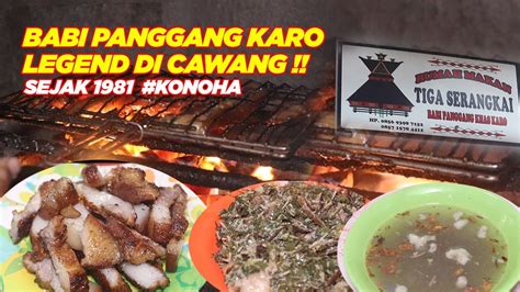 BABI PANGGANG KARO TIGA SERANGKAI CAWANG CILILITAN BABI PANGGANG