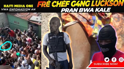 Bòn Nouvèl Frè Chèf G4ng Luckson nan Savyen An Pran Bwa kale Men