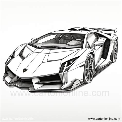 Lamborghini De Lamborghini Para Colorear Pintar E Imprimir