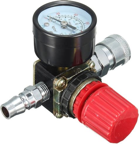 Régulateur de Pression d Air GOCHANGE 140PSI 1 4 Pouce Air Régulateur