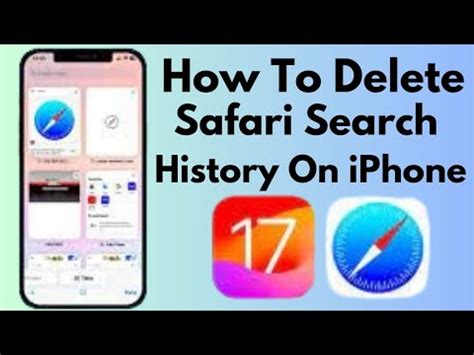 How To Delete Safari Search History On IPhone IOS 17 2024 YouTube