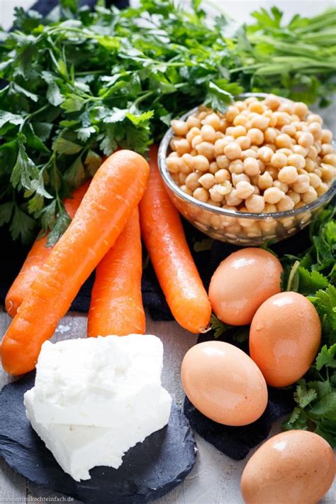 Kichererbsen Bratlinge Mit M Hren Und Feta Emmikochteinfach