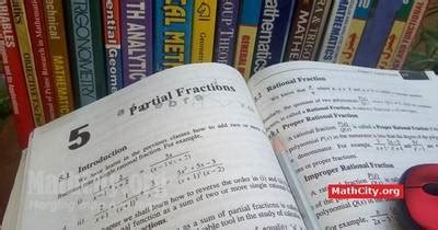 Chapter 05 Partial Fractions MathCity Org