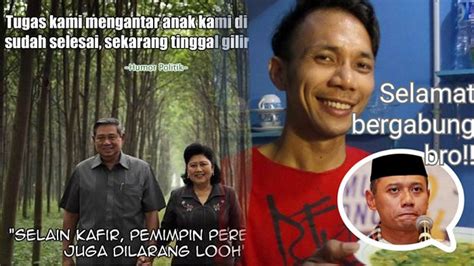 Kalah Versi Quick Count Beredar Meme Kocak Ahy Di Media Sosial