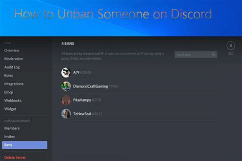 How To Unban Someone On Discord Read This Guide MiniTool Partition