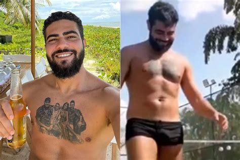 Henrique Incendeia A Web Ao Aparecer De Sunga Video Sertanejo