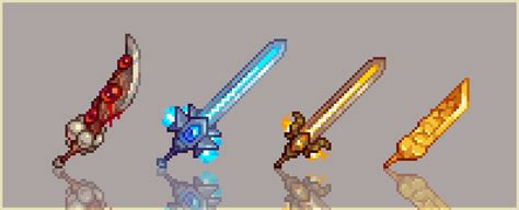 Some Sword Designs I Made R PixelArt