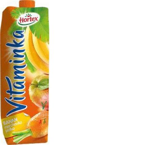 SOK VITAMINKA 1L MARCHEW JABLKO BANAN 100 BCUK KART HORTEX Bratek
