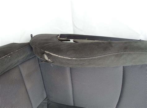 FOTEL PRAWY POSZYCIE FOTELA OPARCIE SIEDZISKO BMW E90 E91 ALCANTARA