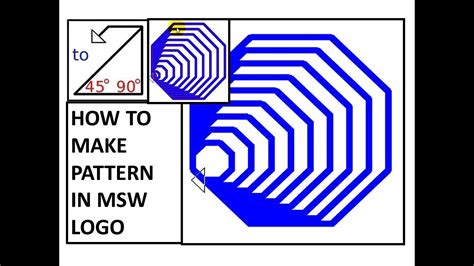 MSW Logo Tutorial MSW LOGO Pattern Commands Repeat Command Logo