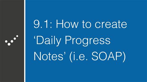How To Create Daily Progress Notes I E Soap Notes Youtube