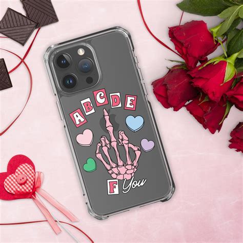 Nsfw Skeleton Hand Phone Case Abcde And F Clear Case For Iphone Etsy