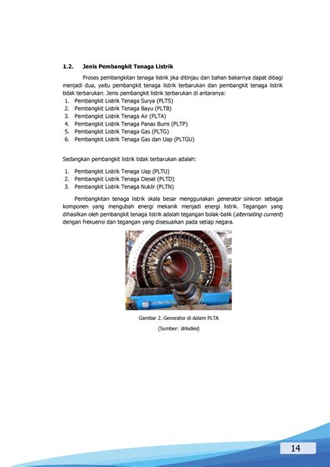 Modul Pembelajaran Pembangkit Tenaga Listrik Upload 8 14 Jenis