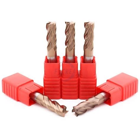 HRC55 CNC 4 Flute Solid Carbide Milling Cutter Flat End Mill China