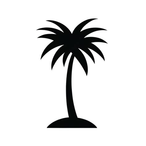 Simple Palm Tree Silhouette Svg Svgcollections