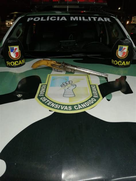 Rocam detém suspeito arma de fogo no Valparaíso SSP