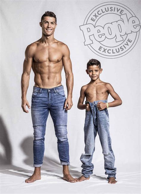 Cristiano Ronaldo And Son Fashion Photo Shoot