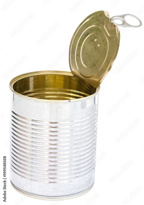 boîte de conserve vide avec couvercle Photos Adobe Stock