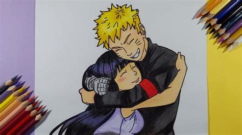 Dibujando A Naruto Y Hinata Naruhina Drawing Naruto And Hinata