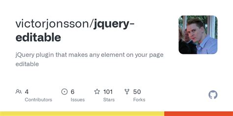 github victorjonsson jquery editable jquery plugin that makes any element on your page editable