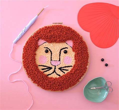 16 Punch Needle Kits Patterns That Help You Hone This Embroidery At