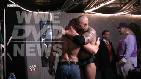 Exclusive Pics The Rock John Cena Embrace After WrestleMania 28