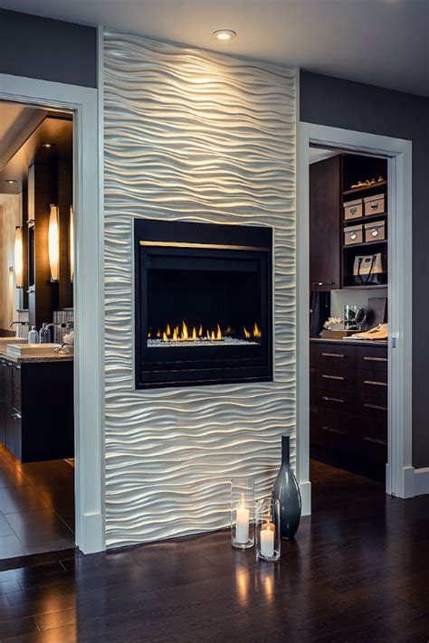 Fireplace Wall Tile Ideas Decoomo