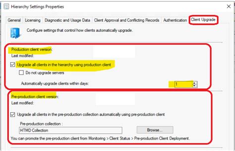 SCCM Client Upgrade Promote Pre Production Client To Production
