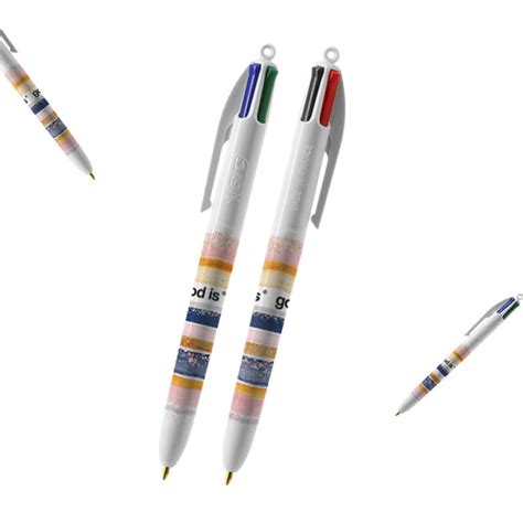 Stylo Bille Publicitaire BIC 4 Couleurs pour les professionnels Cadoétik