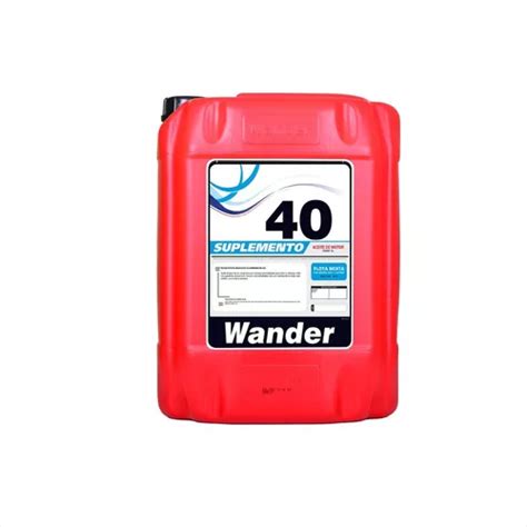 Aceite Lubricante Suplemento Wander Balde X Lts
