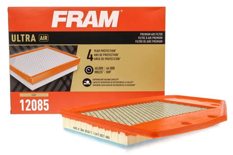 FRAM Ultra Air 12085 Premium Engine Air Filter Replacement Filter For