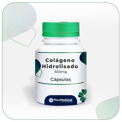 Colágeno Hidrolisado 500mg 120 doses Flora Medicinal