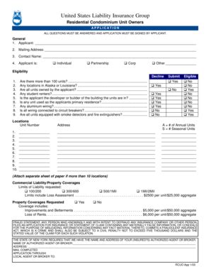 Fillable Online Residential Condominium Unit Owners Fax Email Print