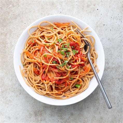 Spaghettis Sauce Tomate Maison Recette Minceur WW France