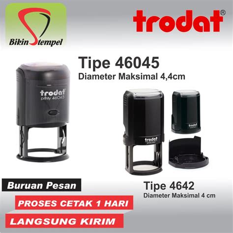 Jual STEMPEL CUSTOMTRODAT II TRODAT 4642 II TRODAT 46045 II STEMPEL