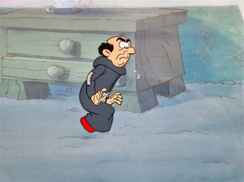 HANNA BARBERA GARGAMEL Original 1980s TV SMURFS Animation Art