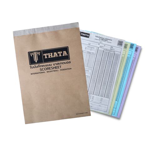 Thata Scoresheet Basketball Thata Sport