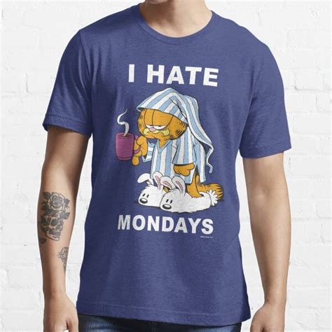 Garfield I Hate Mondays Coffee Garfield T Shirt For Sale By FifthSun