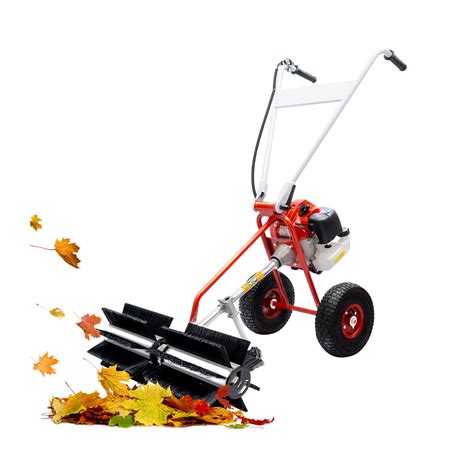 Cc Gas Power Handheld Walk Behind Sweeper Broom Cleaning Driveway