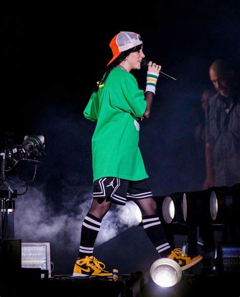 Billie Eilish performing at Lollapalooza in São Paulo Brazil on March