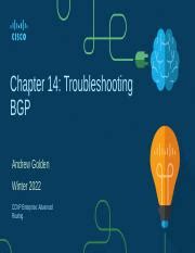 Ppt Troubleshooting Bgp Pptx Chapter Troubleshooting Bgp