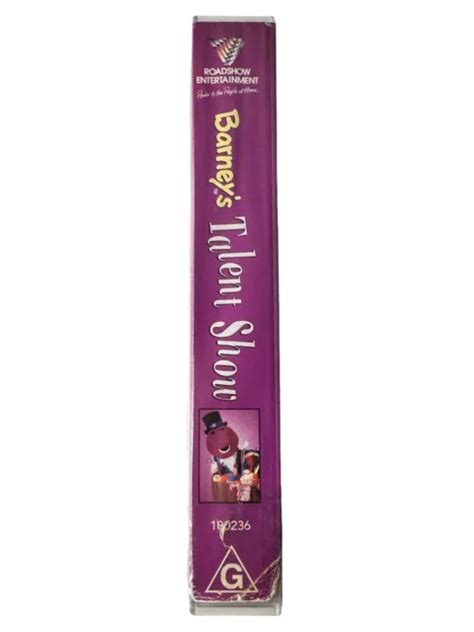 Barneys Talent Show Vhs Barney And Friends Rare Australian