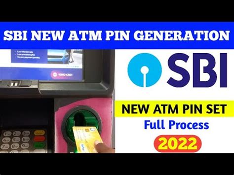 SBI New Atm Pin Generation Sbi New Atm Card Pin Set How To