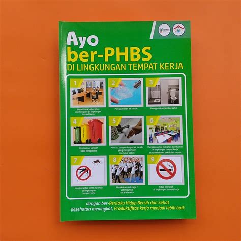 Jual Poster PHBS Di Tempat Kerja Poster Ayo Ber PHBS Shopee