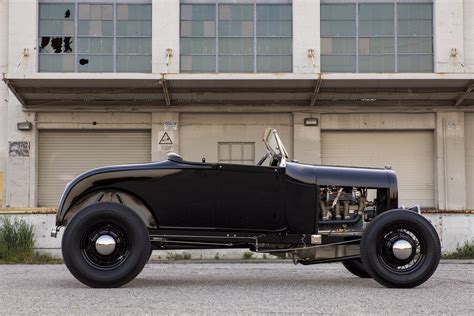 Ultra Traditional 1928 Ford Model A Roadster With A Cragar OHV Makes A